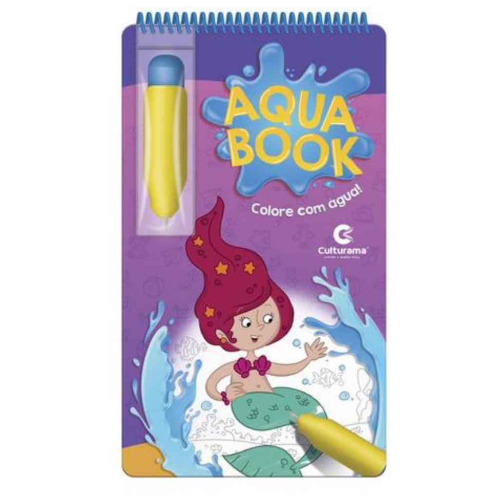 Livro Aqua Book Menina Sereia - Mundo Em Casa